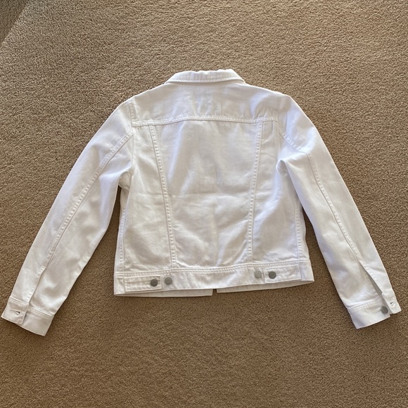 J. Crew | Jackets & Coats | Nwt Jcrew White Denim Jean Jacket S | Poshmark